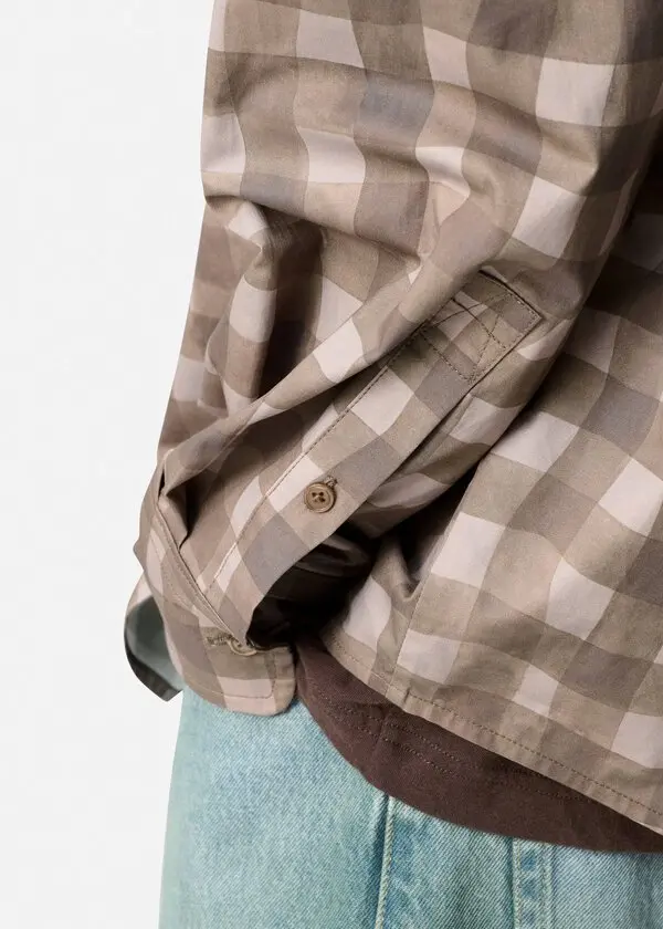 Axel Arigato Distort Gingham Shirt