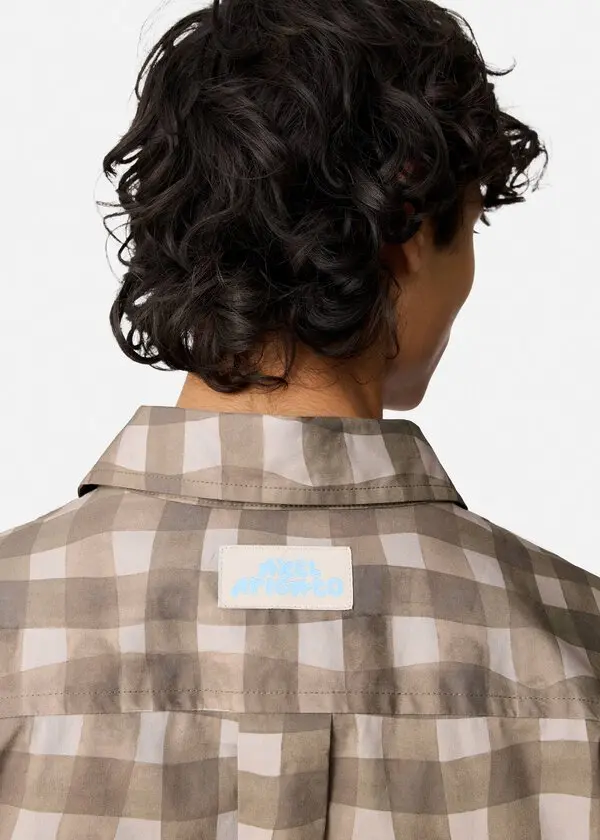 Axel Arigato Distort Gingham Shirt
