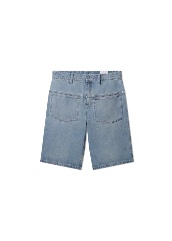 Axel Arigato Invert Denim Shorts - Light Blue