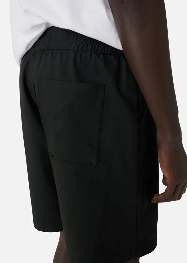 Axel Arigato Stitch Embroidered Cotton Shorts
