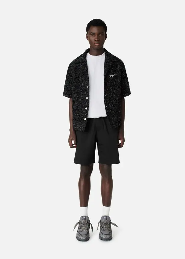 Axel Arigato Stitch Embroidered Cotton Shorts