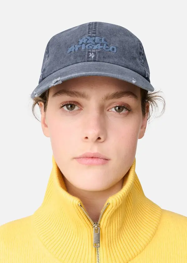 Axel Arigato Washed Cotton Baseball Cap With Embroidered Logo