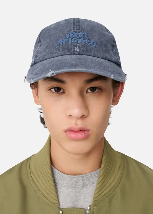 Axel Arigato Washed Cotton Baseball Cap With Embroidered Logo