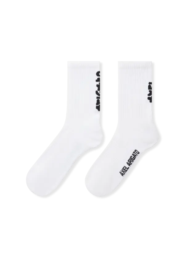 Axel Arigato Floral Jacquard Socks - White
