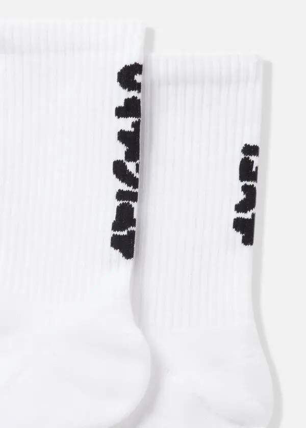 Axel Arigato Floral Jacquard Crew Socks