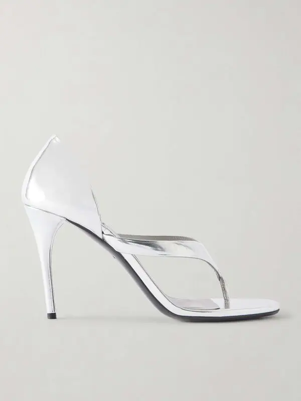 Alaïa Infradito 90 Leather Sandals