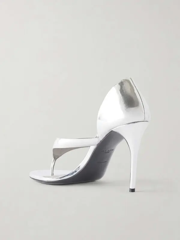 Alaïa Infradito 90 Leather Sandals