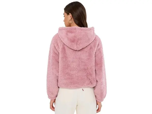 UGG Fleece Hoodie With Drawstring - White