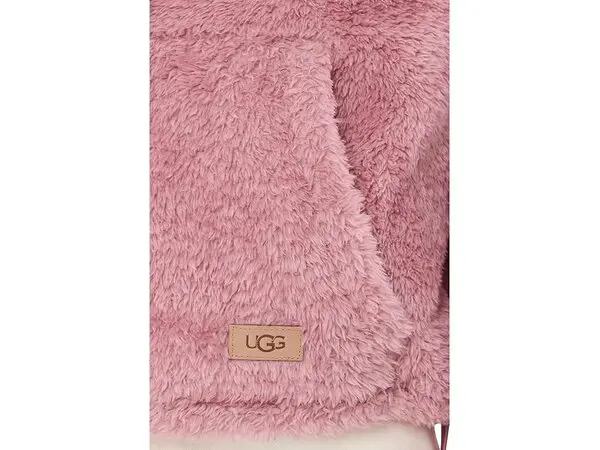 UGG Fleece Hoodie With Drawstring - White