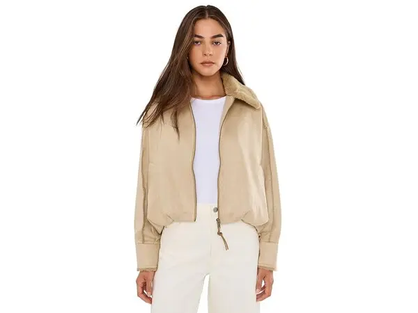 UGG Coleta Bubble Jacket Coat Arugula - Bone