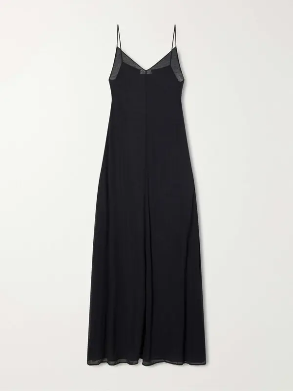 RUOHAN Evia Cotton-gauze Maxi Dress - Black