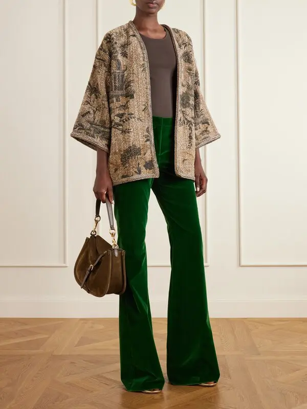 Etro Embroidered Bouclé Jacket