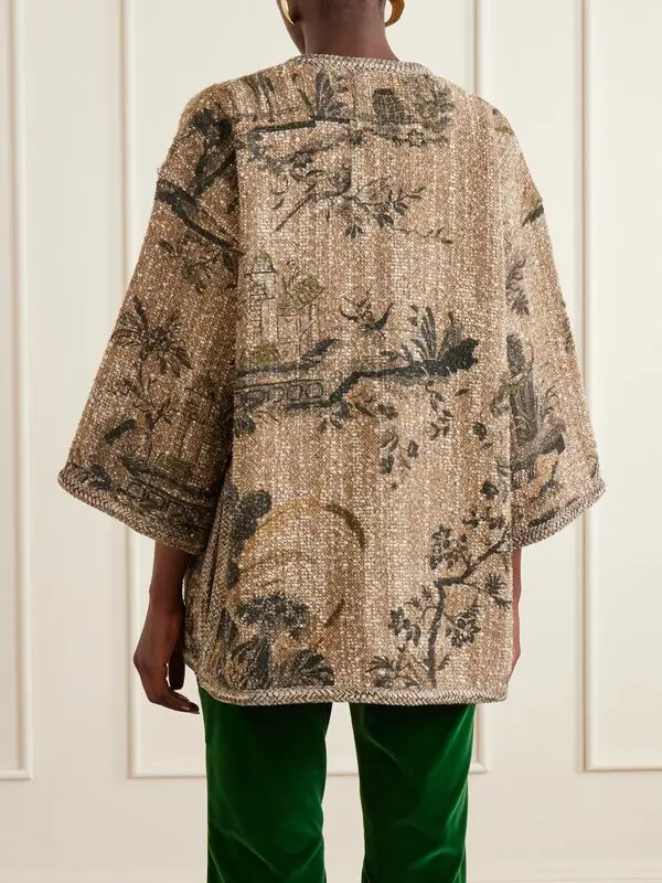 Etro Embroidered Bouclé Jacket