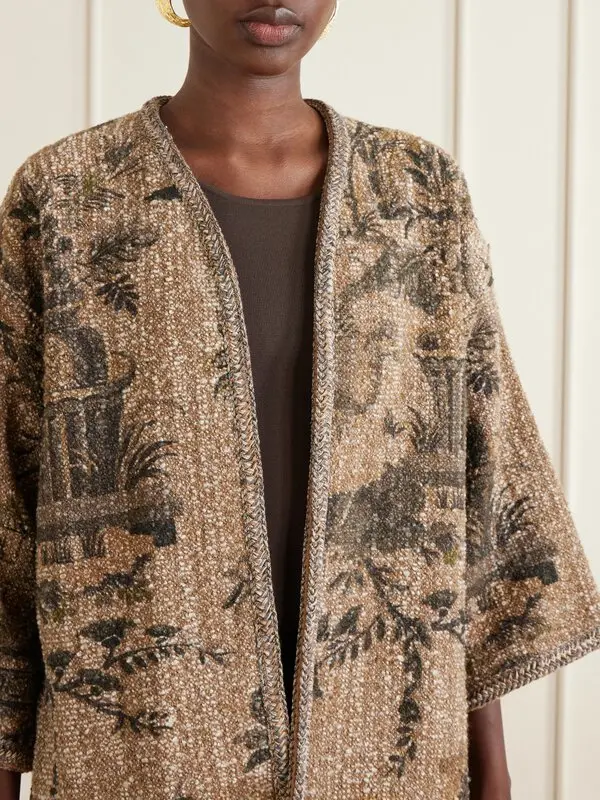 Etro Embroidered Bouclé Jacket