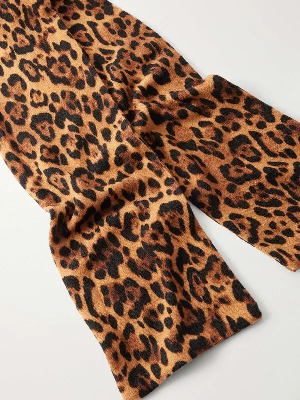 Anna Sui Honey Animal-print Jersey Wrap