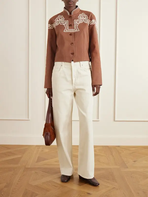 Alix Of Bohemia Clarke Clove Spur Cropped Jacket