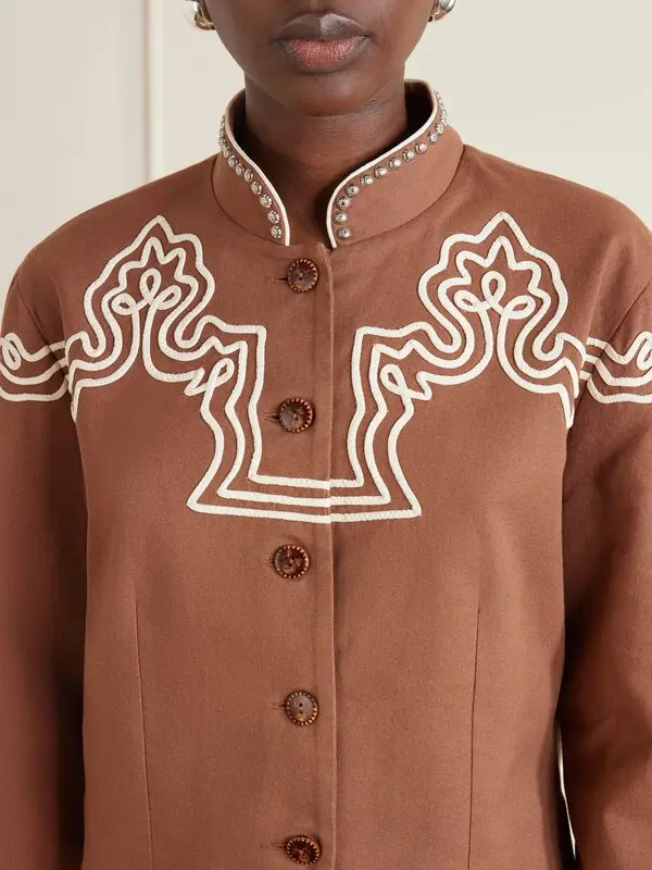 Alix Of Bohemia Clarke Clove Spur Cropped Jacket