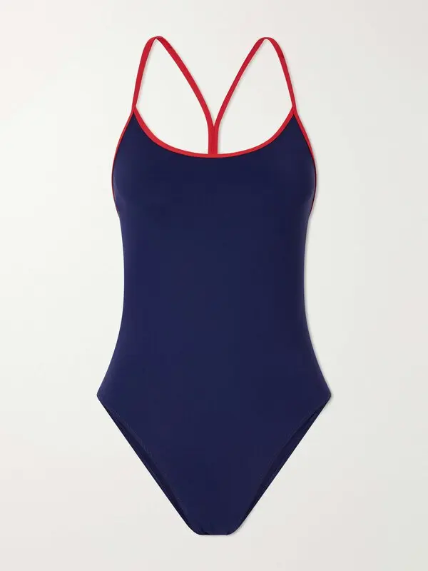 LIDO Racerback Stretch Swimsuit - Blue