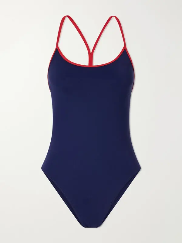 LIDO Racerback Stretch Swimsuit - Blue