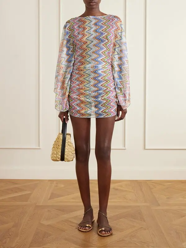 Missoni Striped Crochet-knit Cover-up
