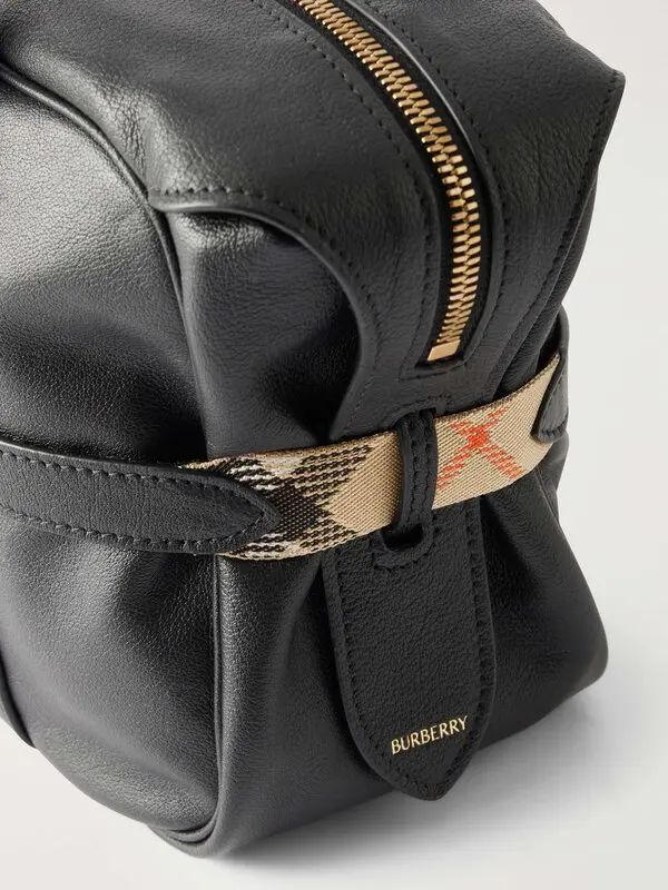 Burberry Embellished Leather Shoulder Bag