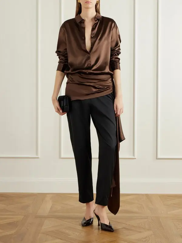 ABADIA Satin Bodysuit