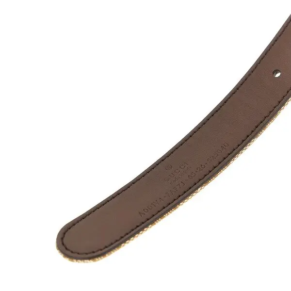 Gucci Reversible Belt With Horsebit Buckle - Brown