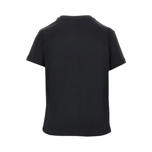 A.p.c. Short-sleeve Cotton Jersey T-shirt With Logo Embroidery - Black