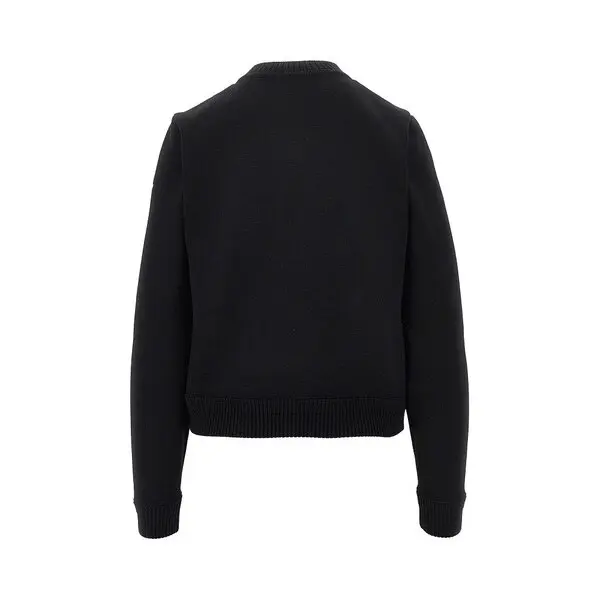 Moncler Padded Nylon And Knitted Cardigan