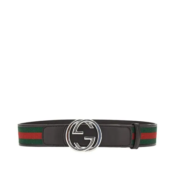 Gucci Reversible Belt With Interlocking Gg Buckle
