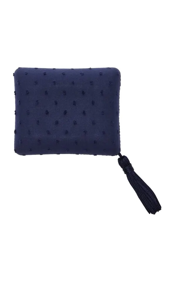 Sophie Bille Brahe Embellished Velvet Jewelry Case - Blue