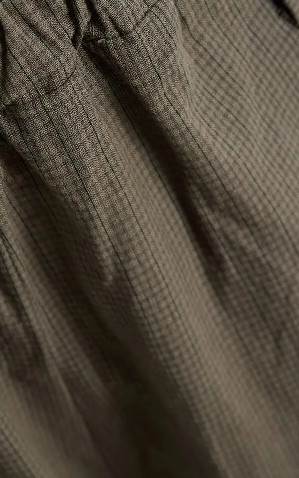 DEIJI STUDIOS Cotton Toggle-hem Pants