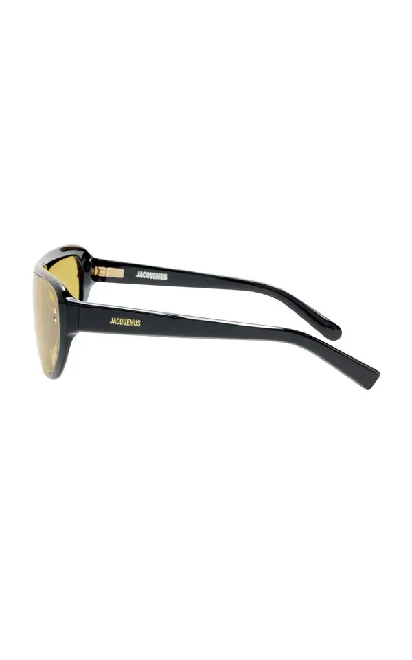 Jacquemus Square-frame Acetate Sunglasses - Black