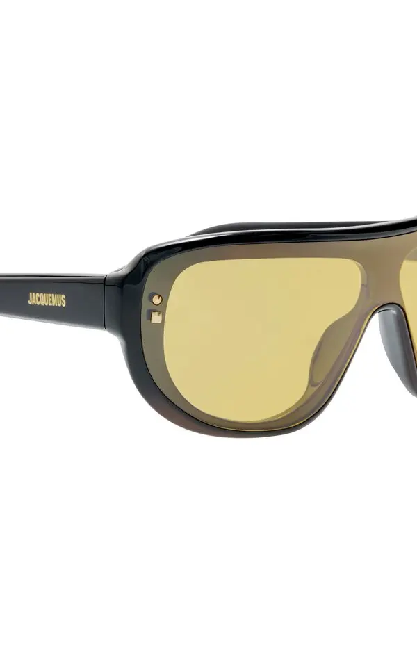 Jacquemus Square-frame Acetate Sunglasses - Black