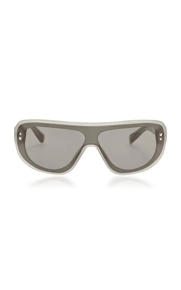 Jacquemus Square-frame Acetate Sunglasses - Grey