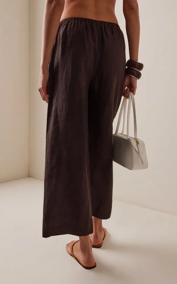 DEIJI STUDIOS Ease Striped Linen Trousers
