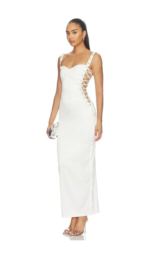I.AM.GIA Ashlee" Maxi Dress With Side Slit And Tie Detail