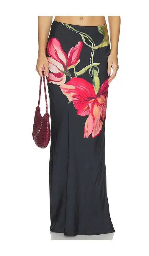 Rococo Sand Maxi Skirt - Black