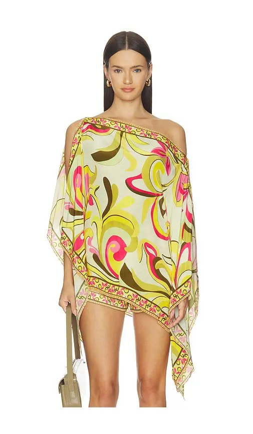 Rococo Sand Square Scarf Top