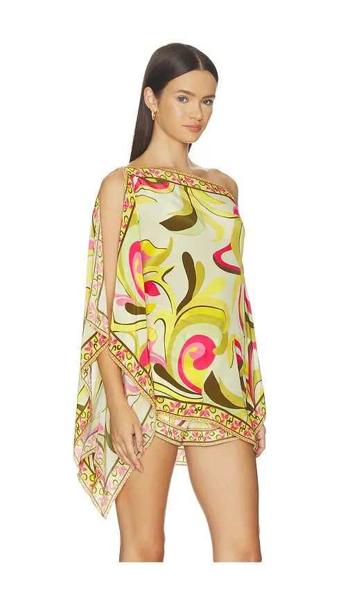 Rococo Sand Square Scarf Top