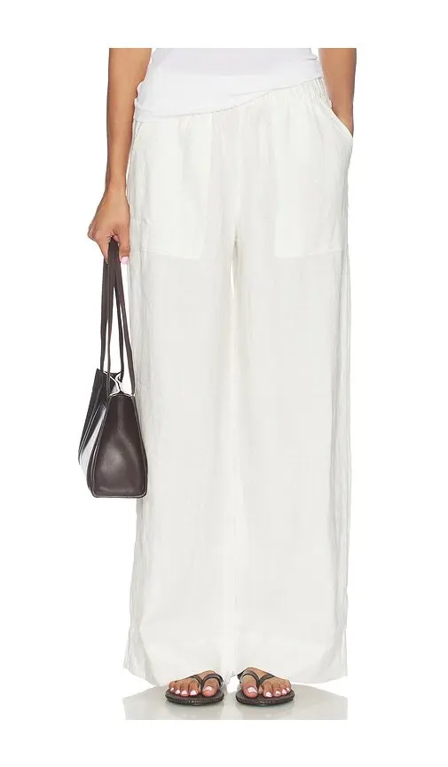 Beyond Yoga Easy Linen Pants - White