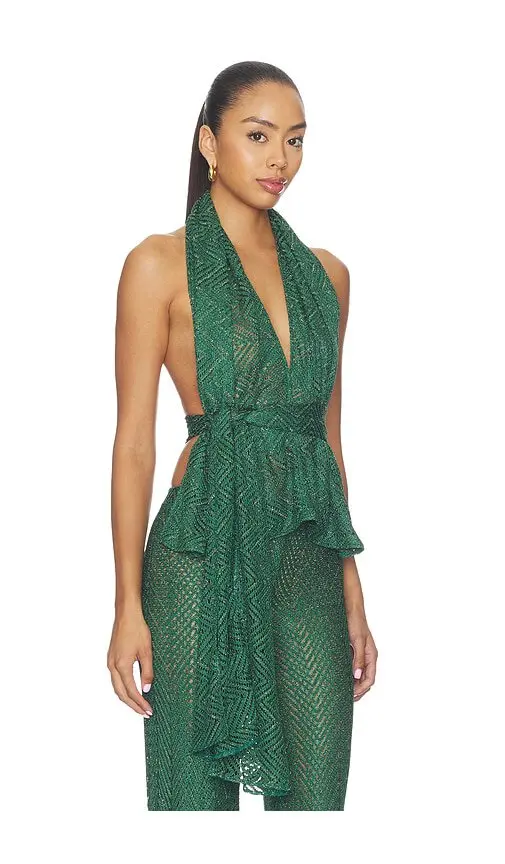 Hanne Bloch Knit Scarf Top