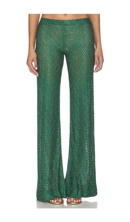 Hanne Bloch Knit Trousers - Green