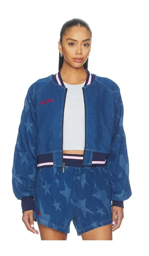ADIDAS ORIGINALS Denim Bomber Jacket