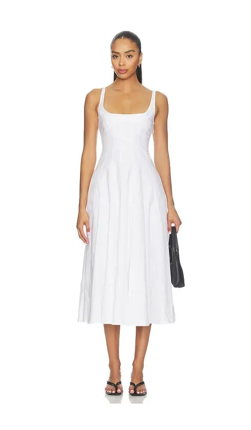 GUIZIO Leila Tank Dress - White