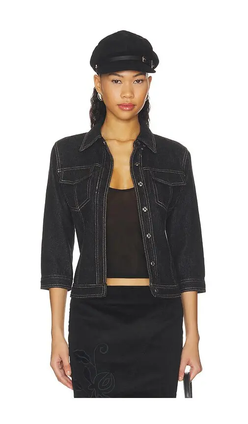 With Jéan Olivia Jacket In Blue