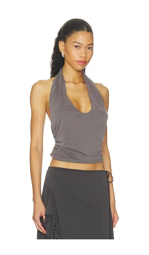 With Jéan Jolene Top In Grey