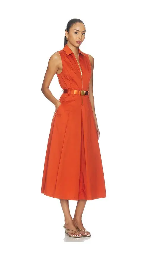 L'Agence Kolton Midi Dress - Sienna