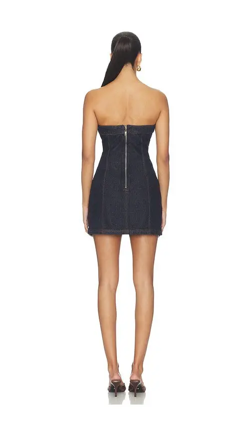 ONETEASPOON Strapless Tube Mini Denim Dress
