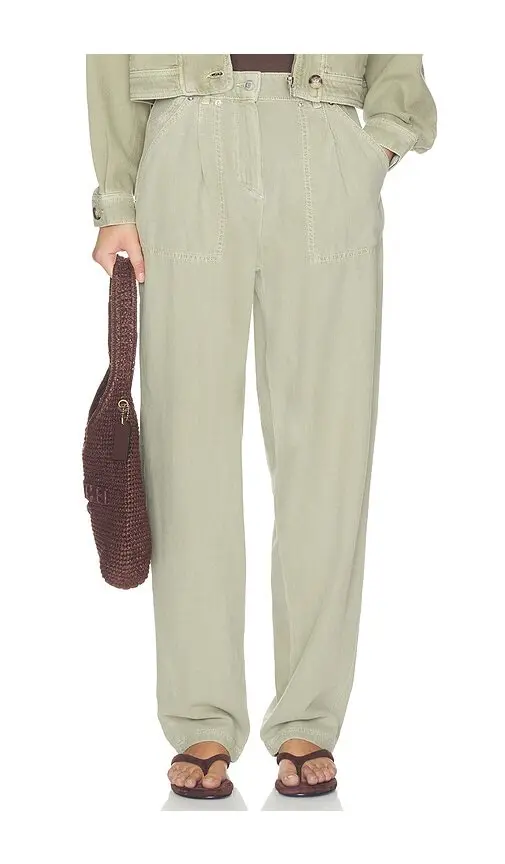 Ba&sh Raja Pants In Green